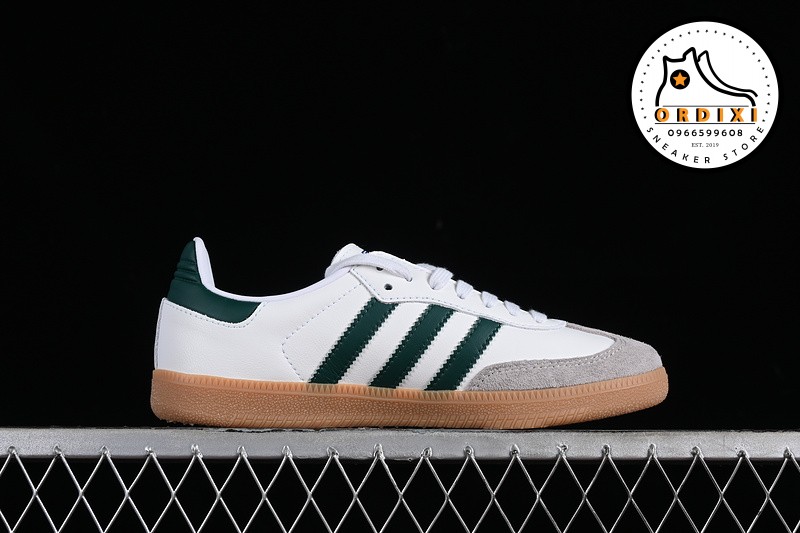 Adidas Samba OG 'White Collegiate Green Gum' IE3437 - Ordixi.com