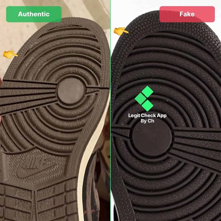 Air Jordan 1 Low Travis Scott Thật Giả (Real Vs Fake) Phân Biệt Thế Nào?